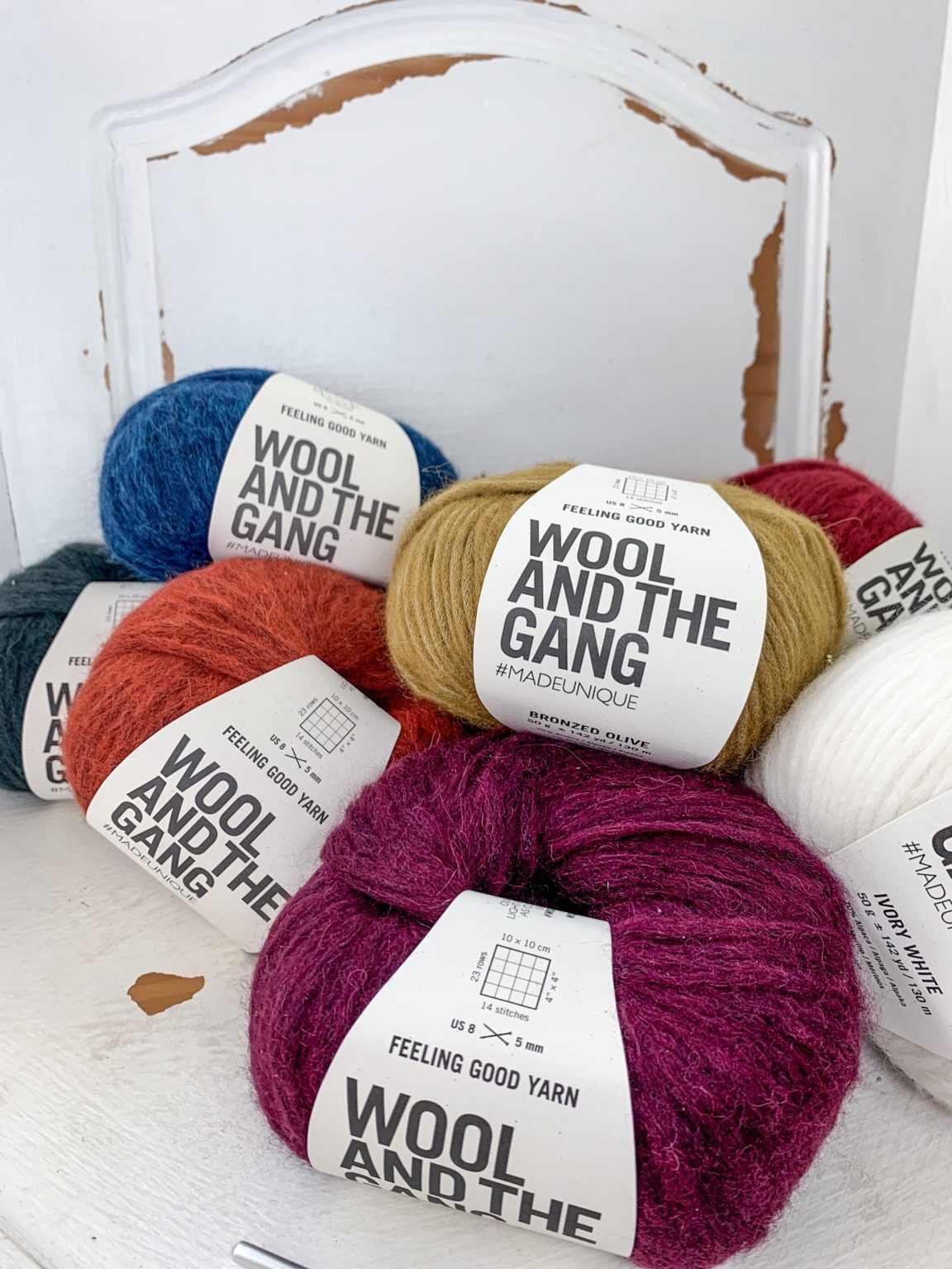 Wool And The Gang- Feeling Good Yarn DIY Holiday Wreath