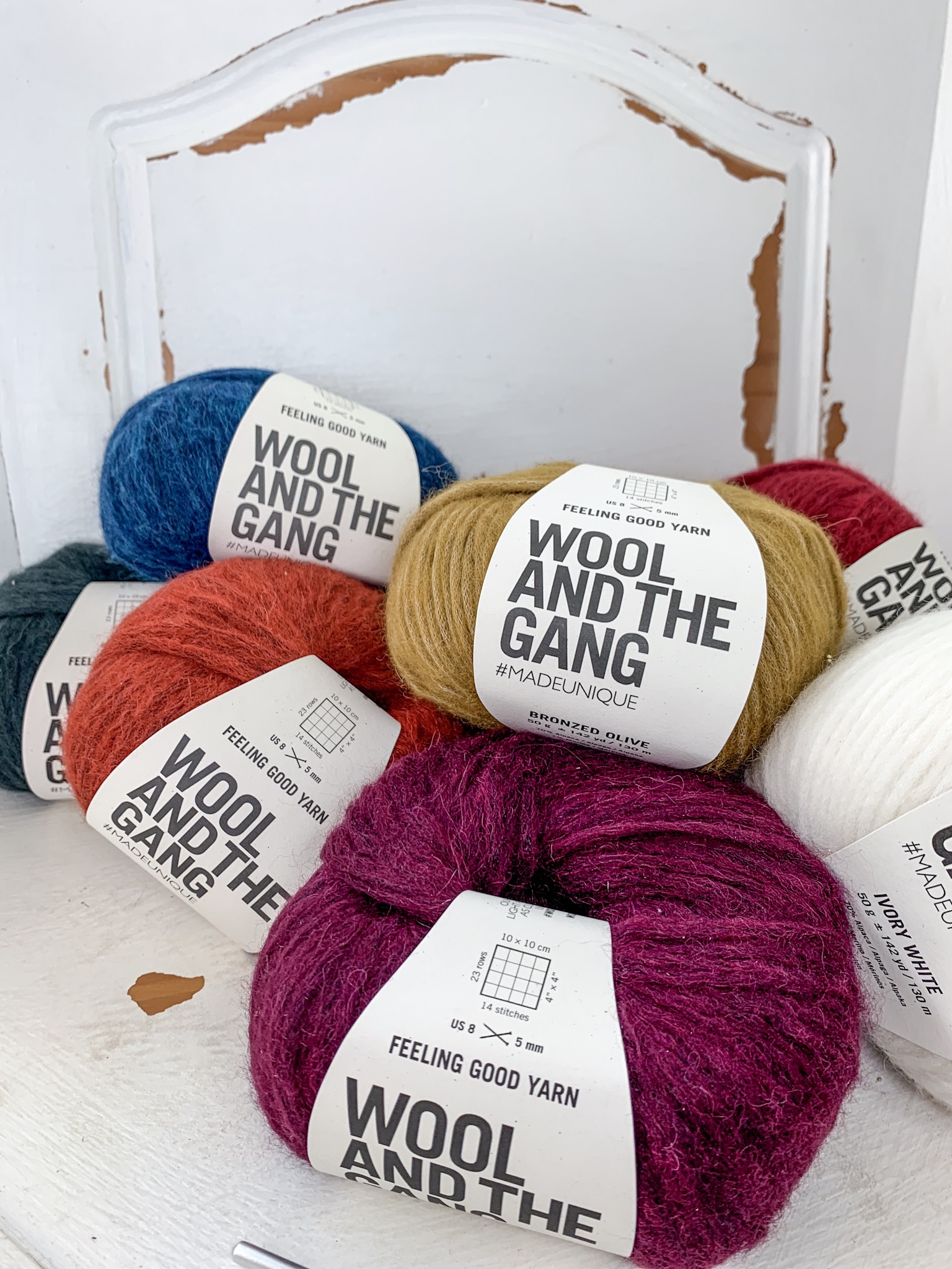 Wool And The Gang- Feeling Good Yarn DIY Holiday Wreath